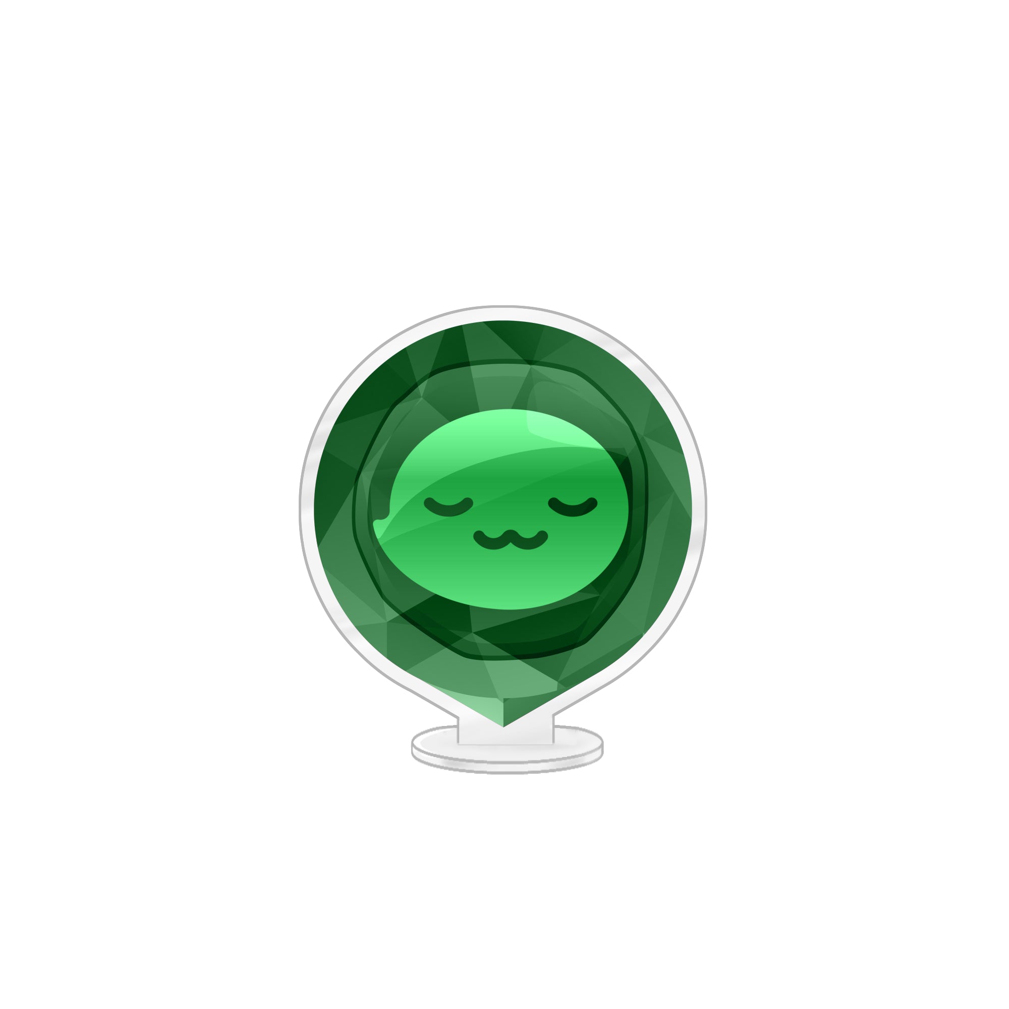 Emerald Ghost Mini Standee – UwU Market