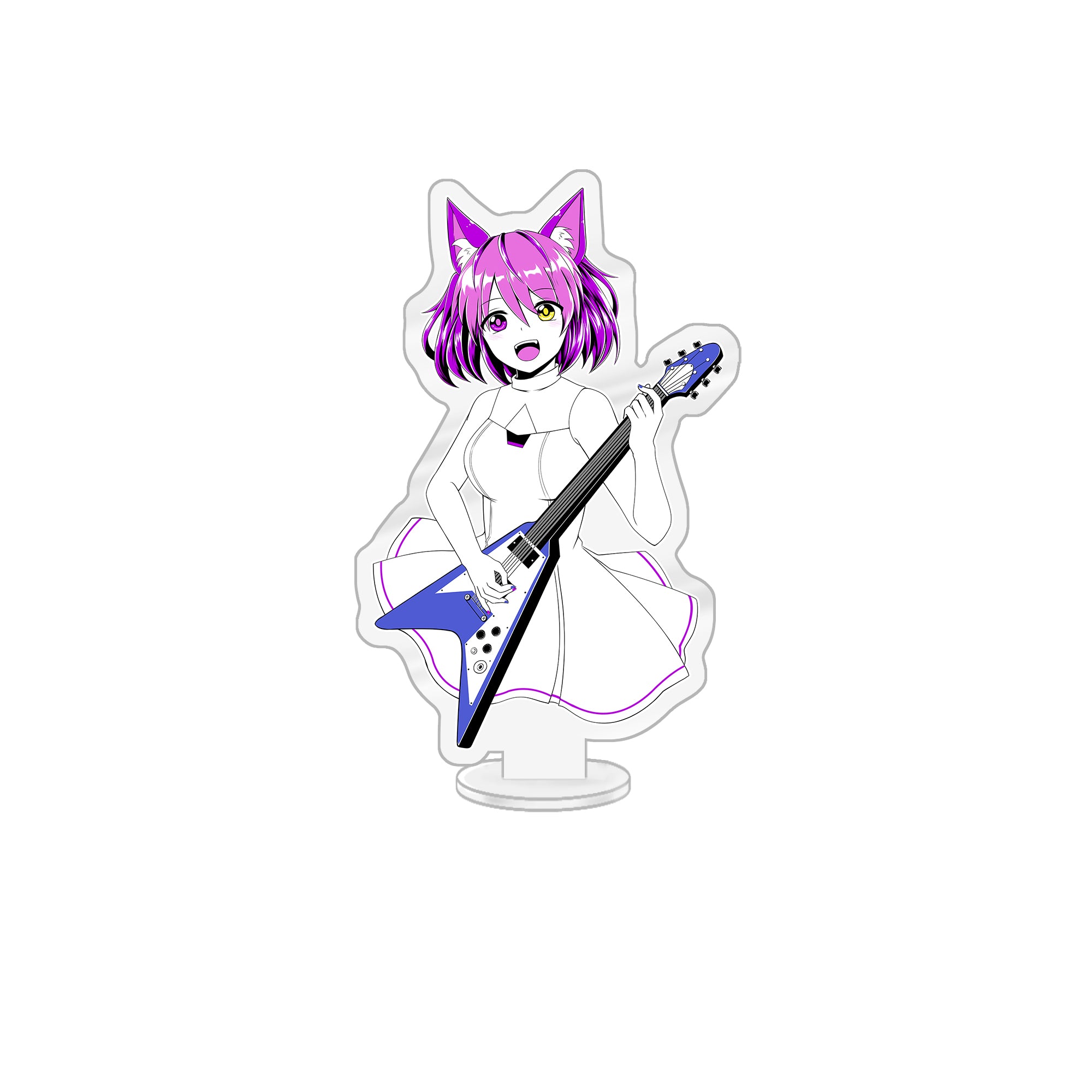 SakiMaster1 "Neko Rock!" Standee – UwU Market