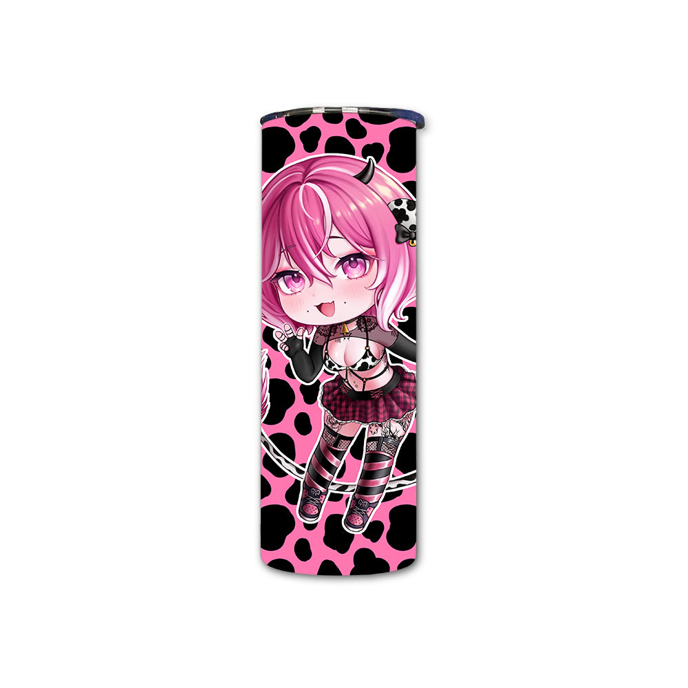 Akiwoo Chibi Cow Print Tumbler – UwU Market