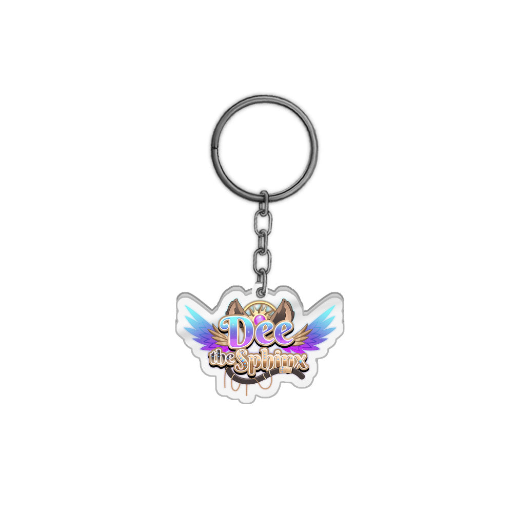 Dee_the_Sphinx Logo Keychain – UwU Market
