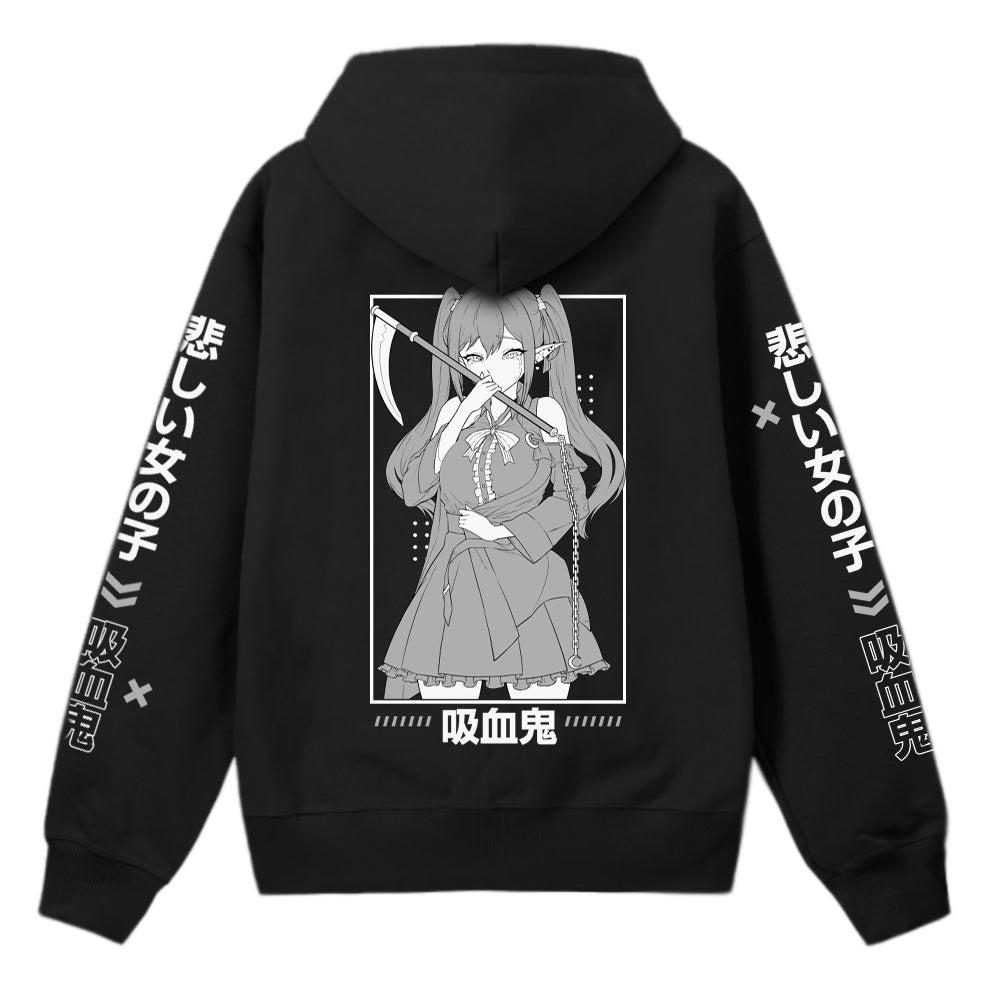 LunaOni Sad Kusarigama Hoodie – UwU Market