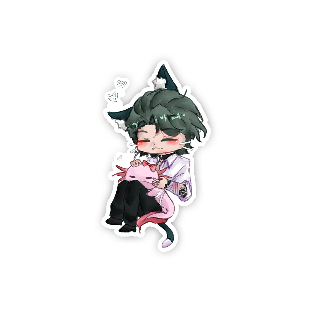 Hyaku Axolotl Sticker – UwU Market