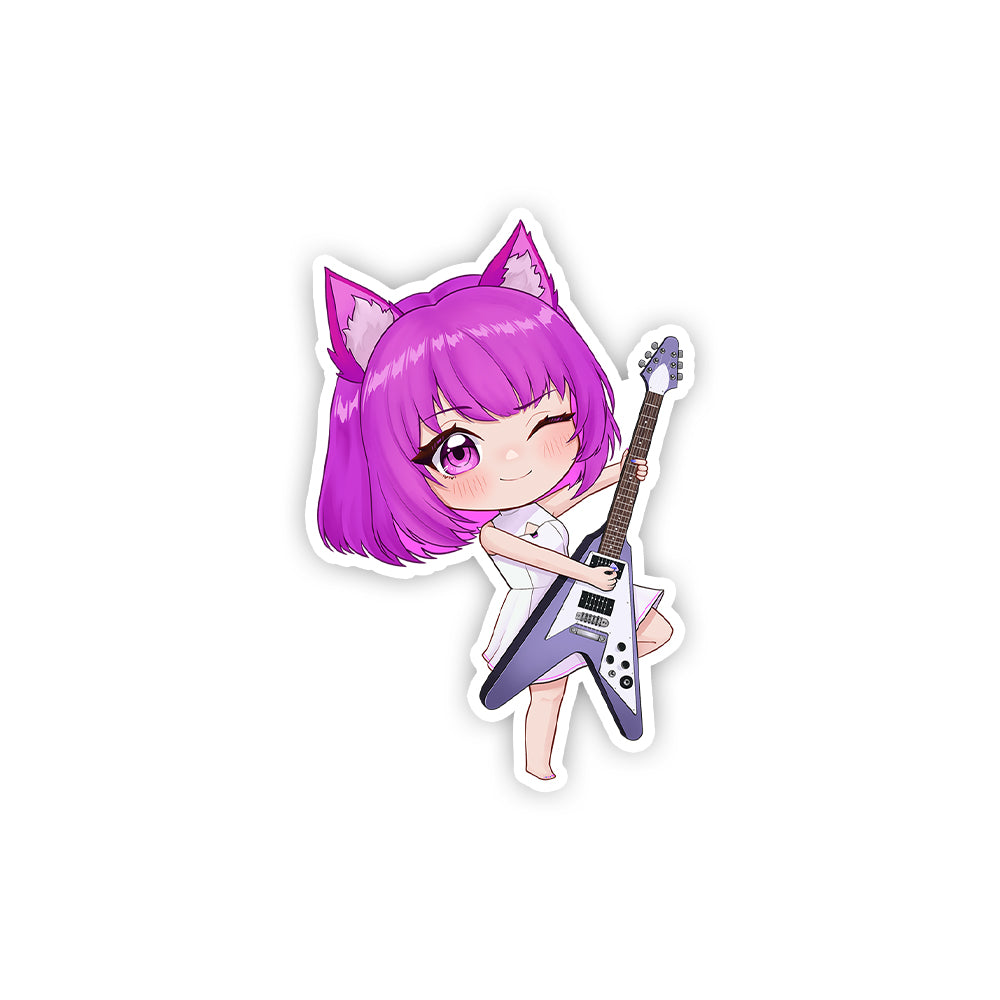 SakiMaster1 "Pocket Neko Rock!" Sticker – UwU Market