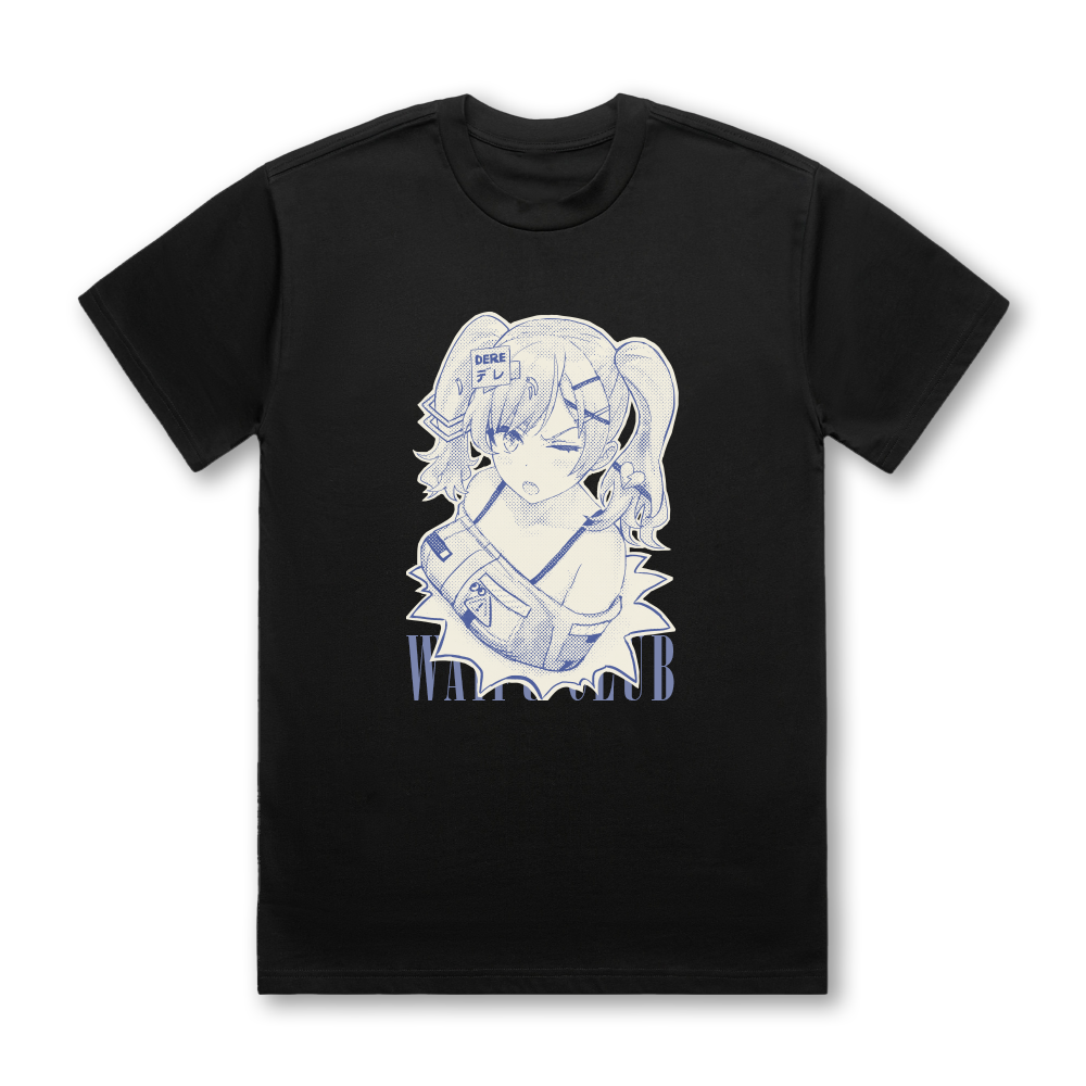 Waifu Club Chalkboard T-Shirt - Black – UwU Market